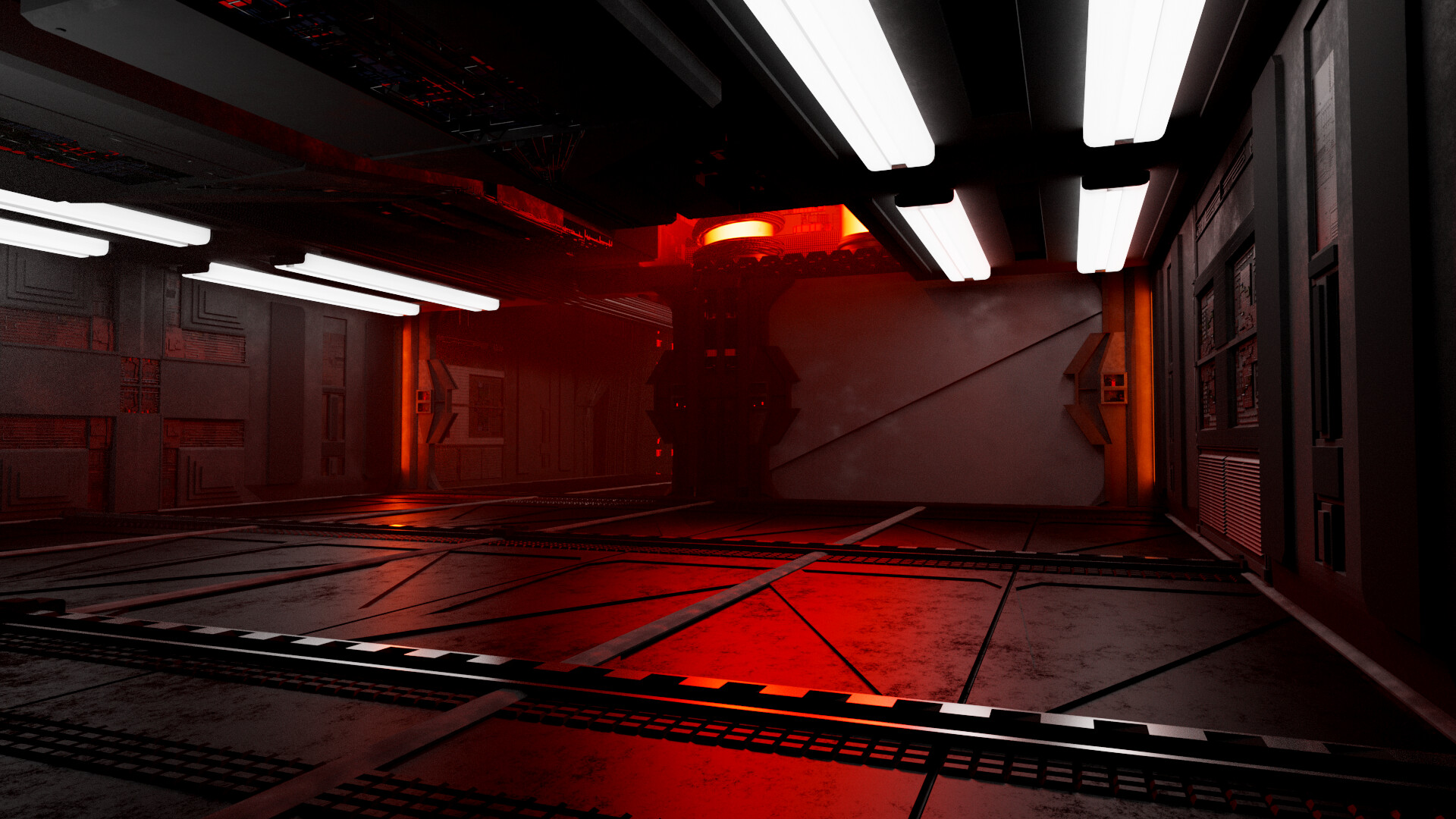 ArtStation - Spaceship corridor