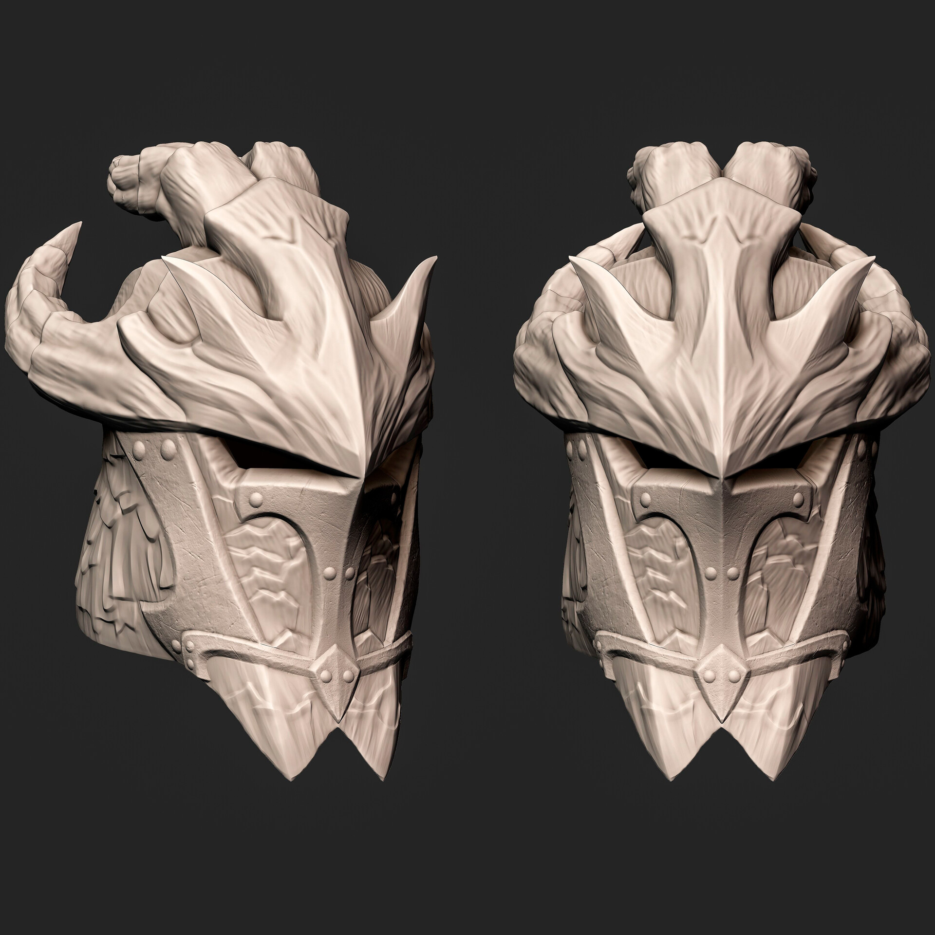 ArtStation - Dragon Helmet