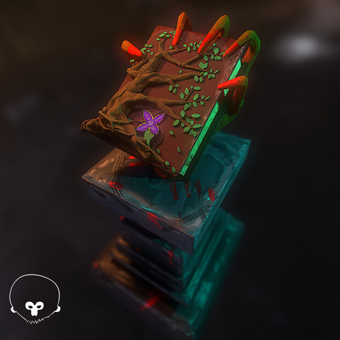 ArtStation - The Cursed Book