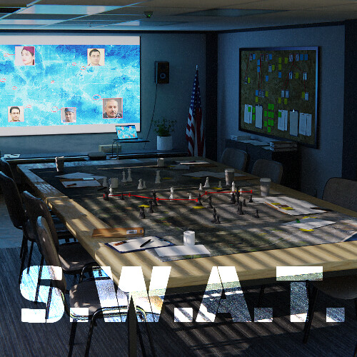 ArtStation - S.W.A.T. | Briefing Room