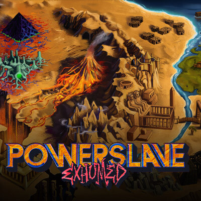 ArtStation - Powerslave Exhumed New Map Screen