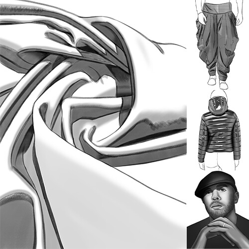 ArtStation - Costume Figure Drawing