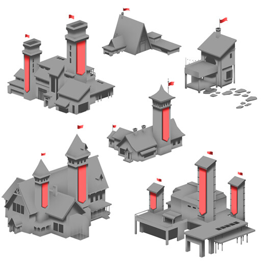 ArtStation - HouseFlip - Modern Guild House Design