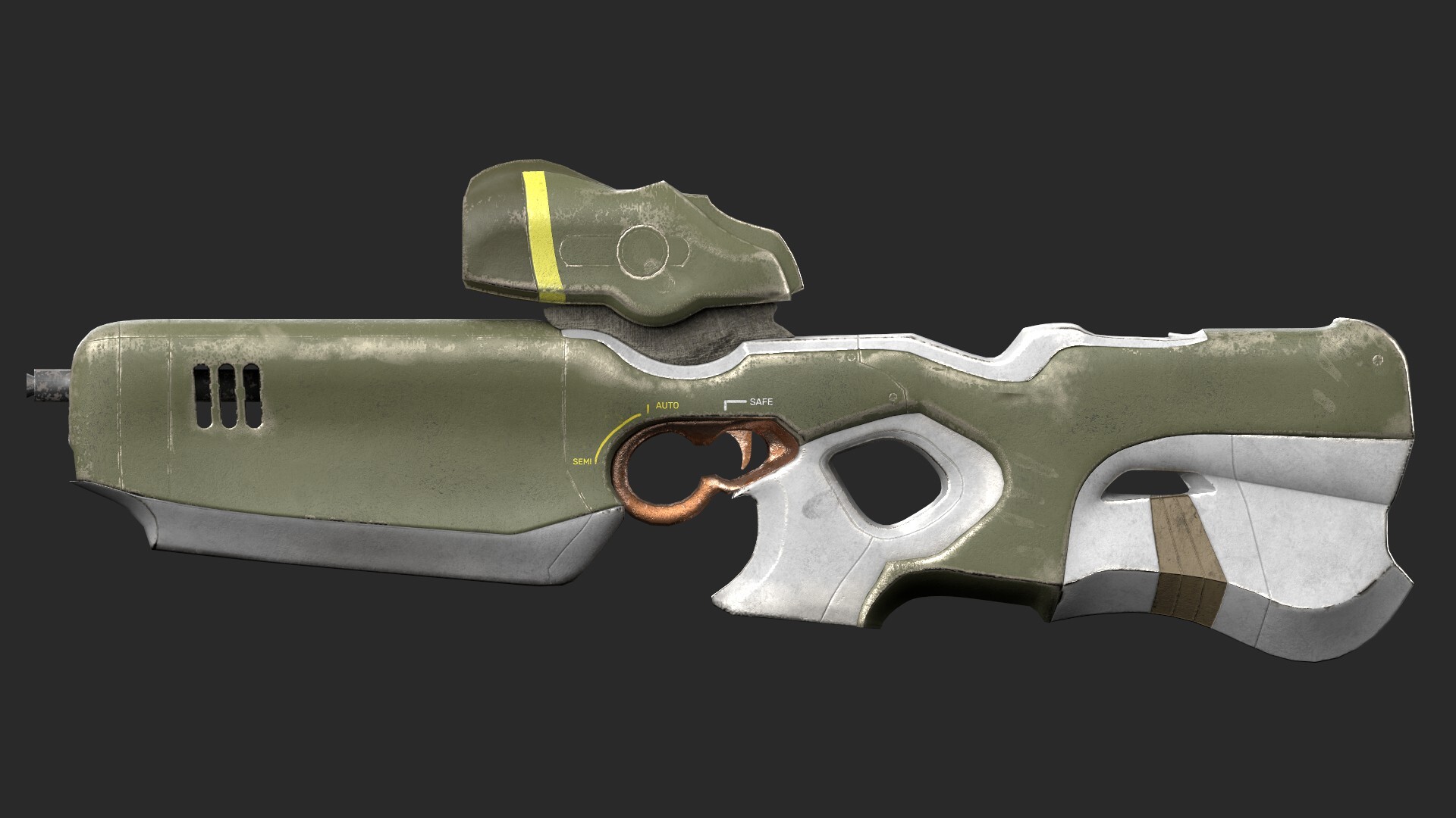 ArtStation - Sci-fi Rifle