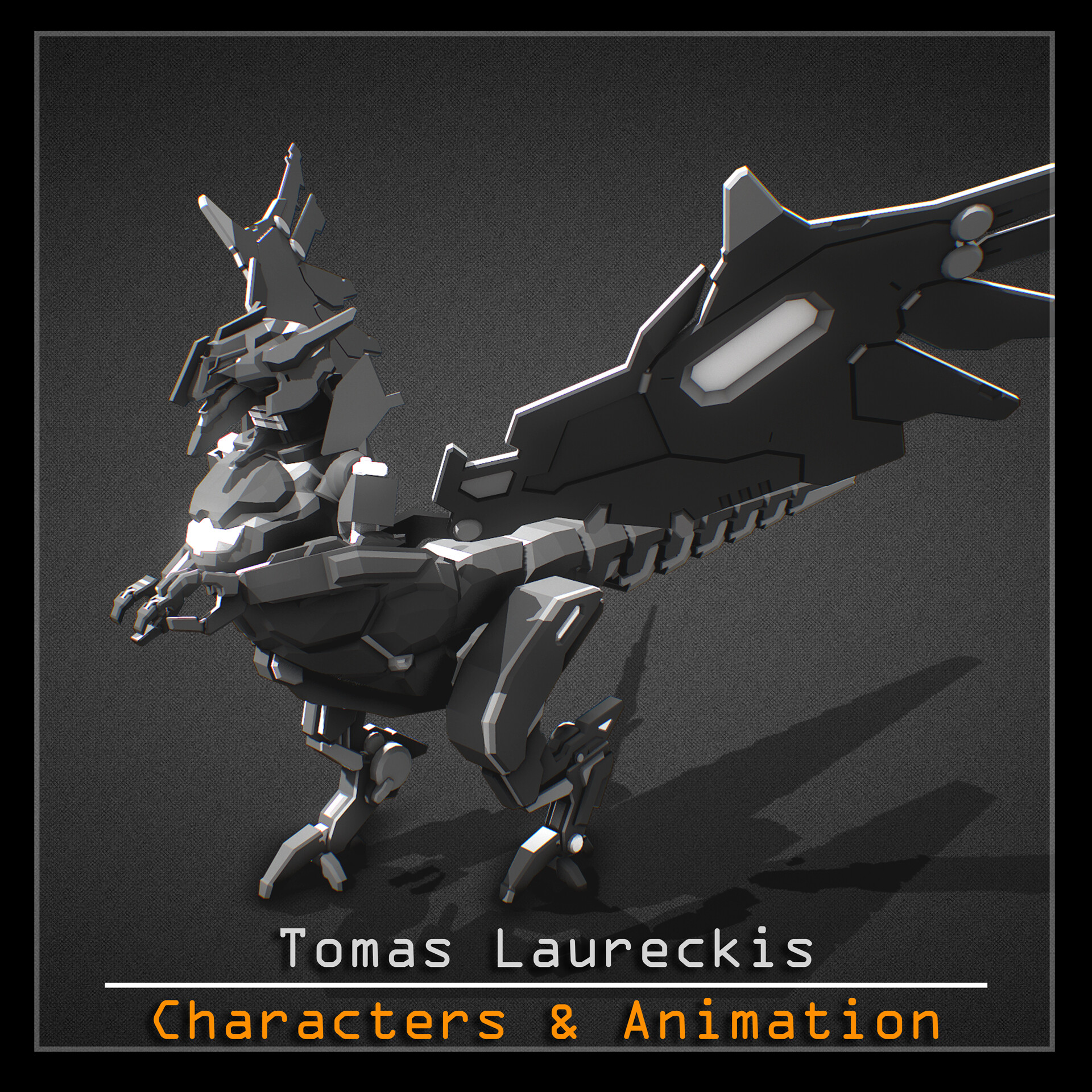 ArtStation - DRAGON MECHA BOSS