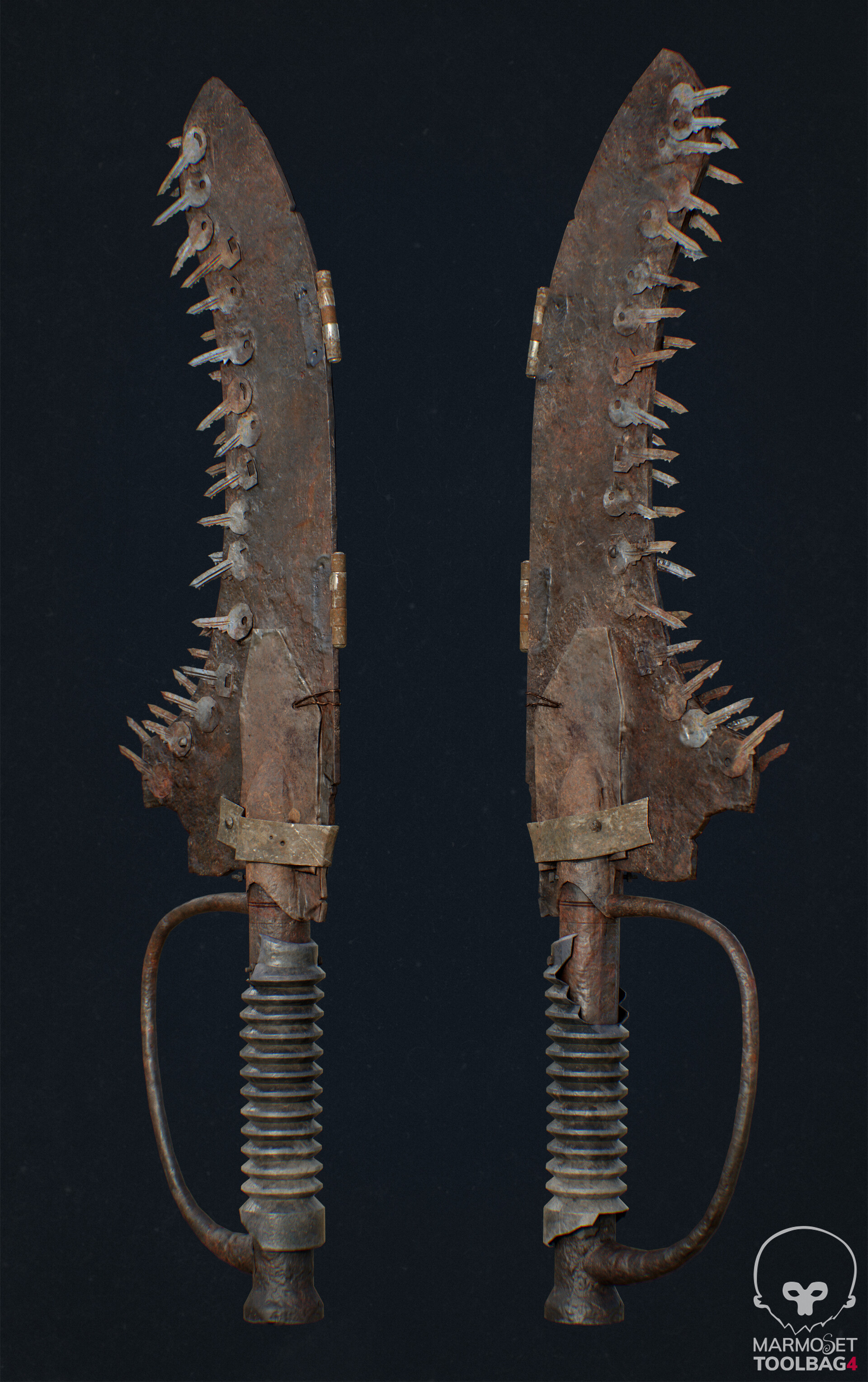 ArtStation - Post apocalyptic melee weapons