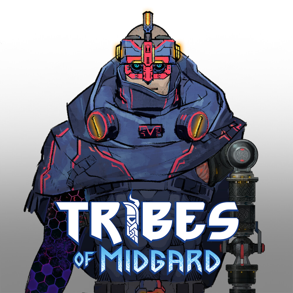 ArtStation - Tribes of Midgard - Cyber Viking Set