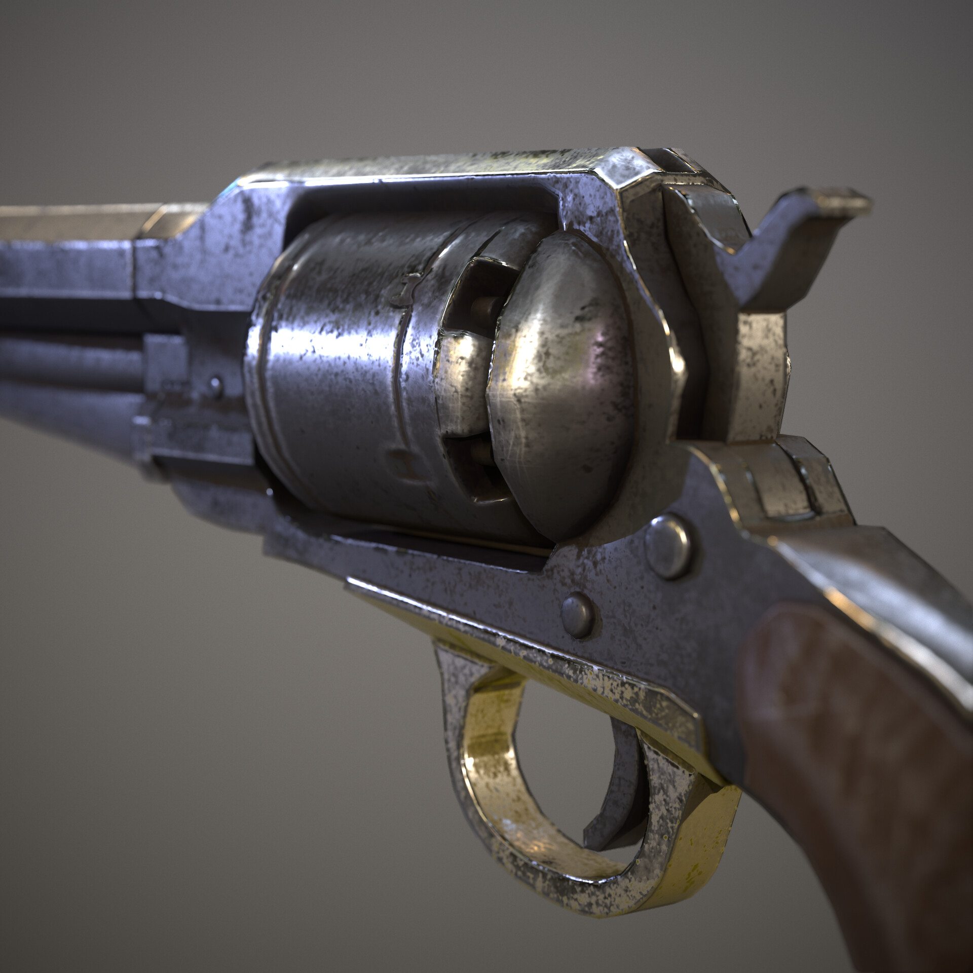 ArtStation - Black Powder Revolver