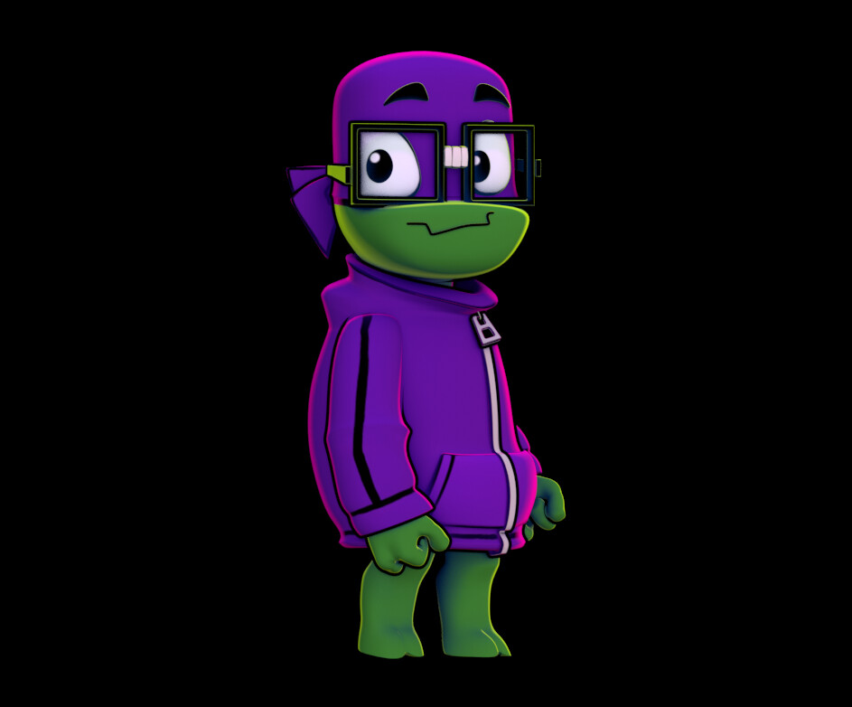 ArtStation - 3D Donnie from Rise of the Teenage mutant ninja turtles