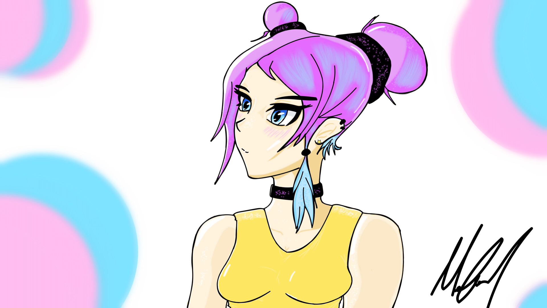 ArtStation - Digital 2D Concept, Beautiful Anime Girl