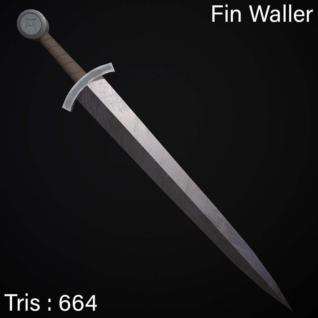 ArtStation - Low-Poly Shortsword