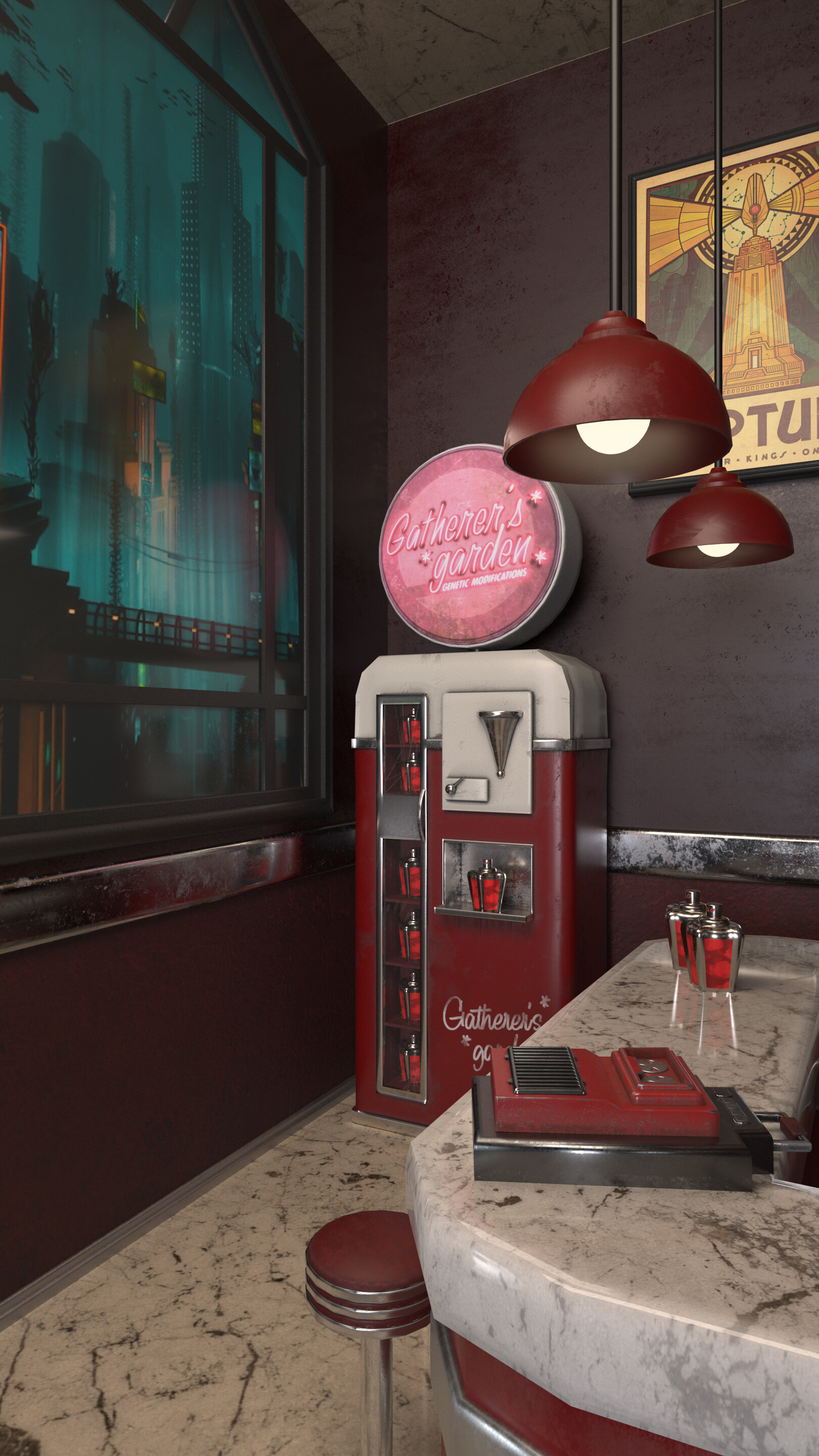 ArtStation - Bioshock Room