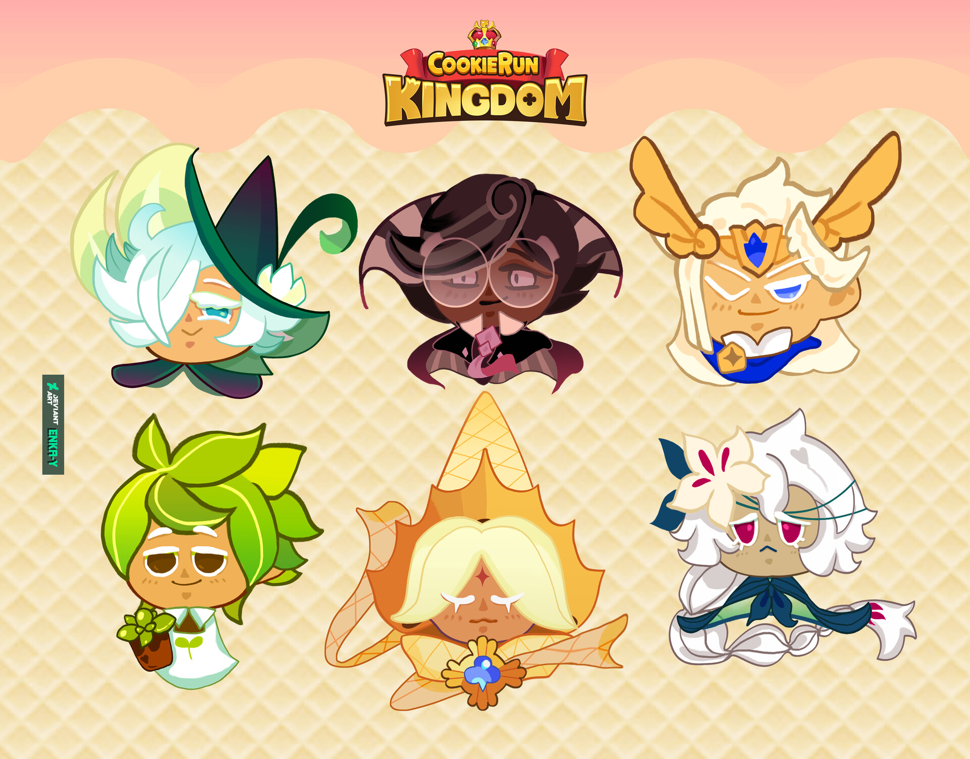ArtStation - Cookie run kingdom: 6 characters