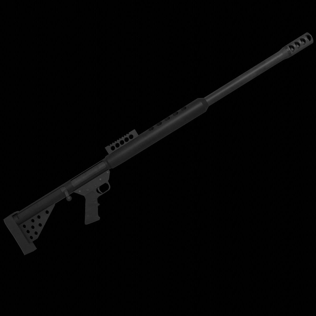 ArtStation - BFG-50 Gun Model