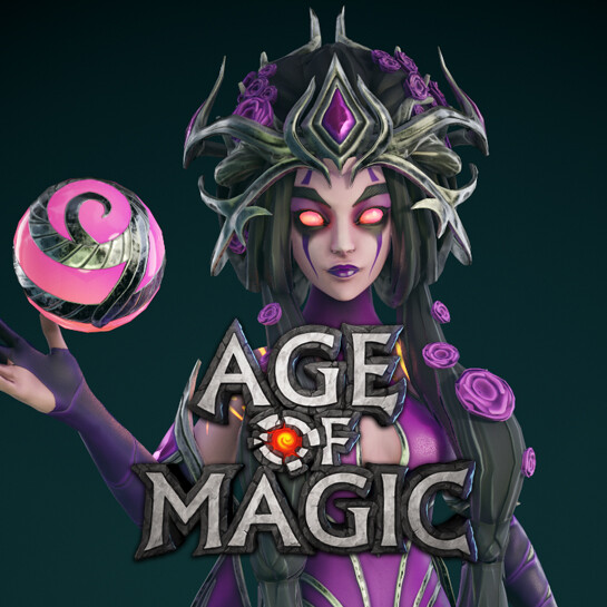 ArtStation - In-game character for Age of Magic by Playkot