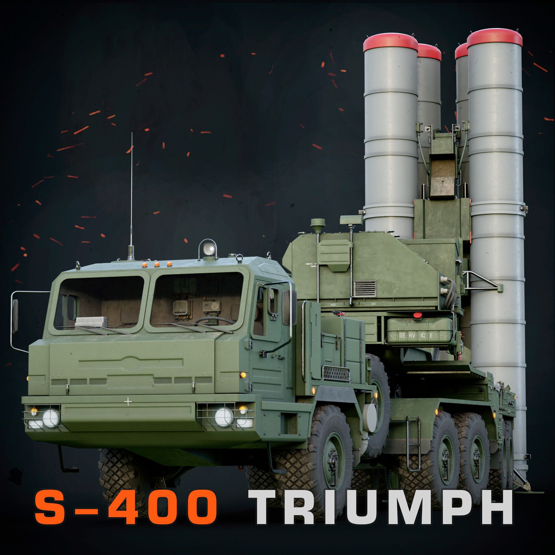 ArtStation - Realtime PSU 5P85 Rocket Launcher