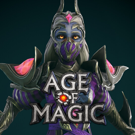 ArtStation - In-game character for Age of Magic by Playkot