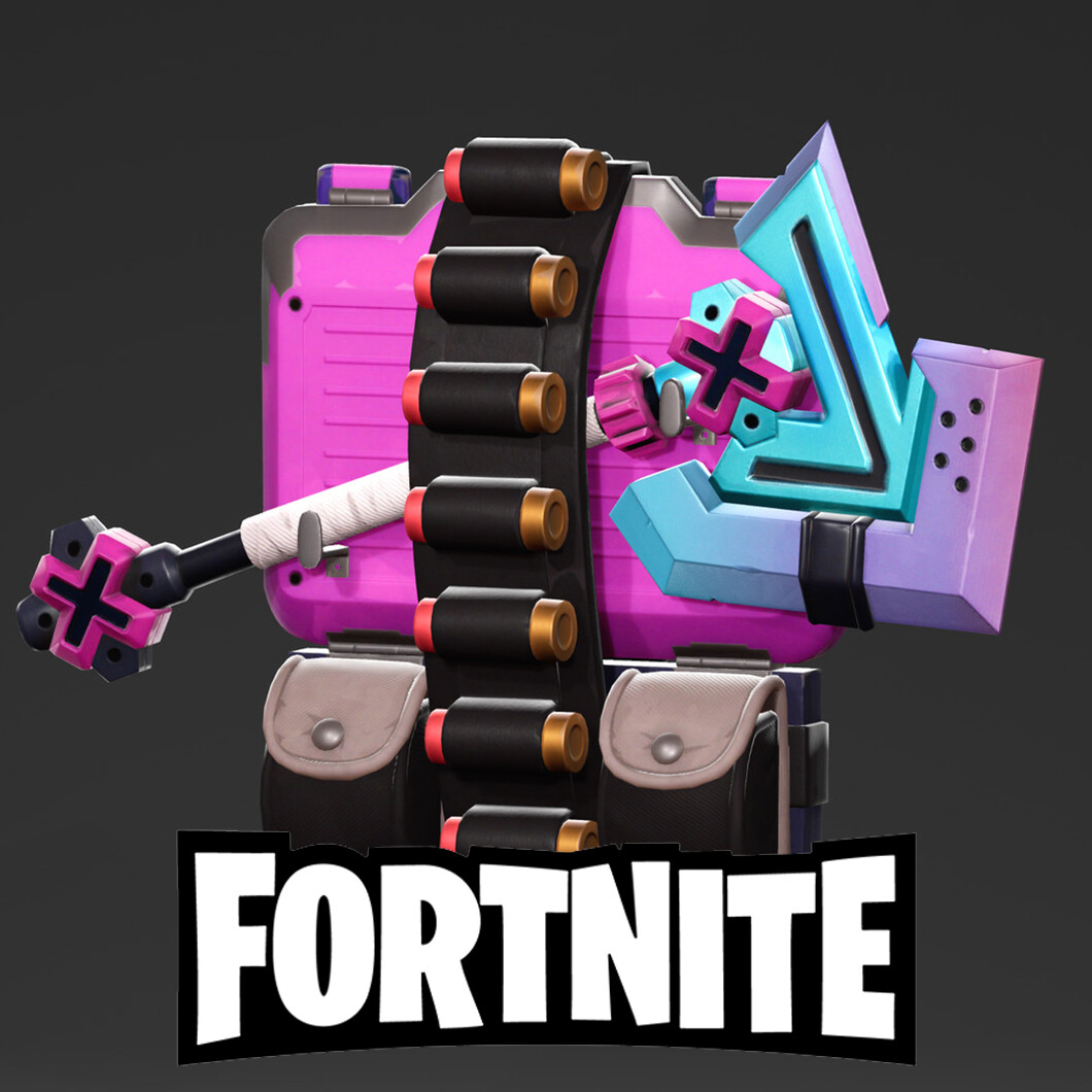 ArtStation - Buff Llama Backpack - Fortnite