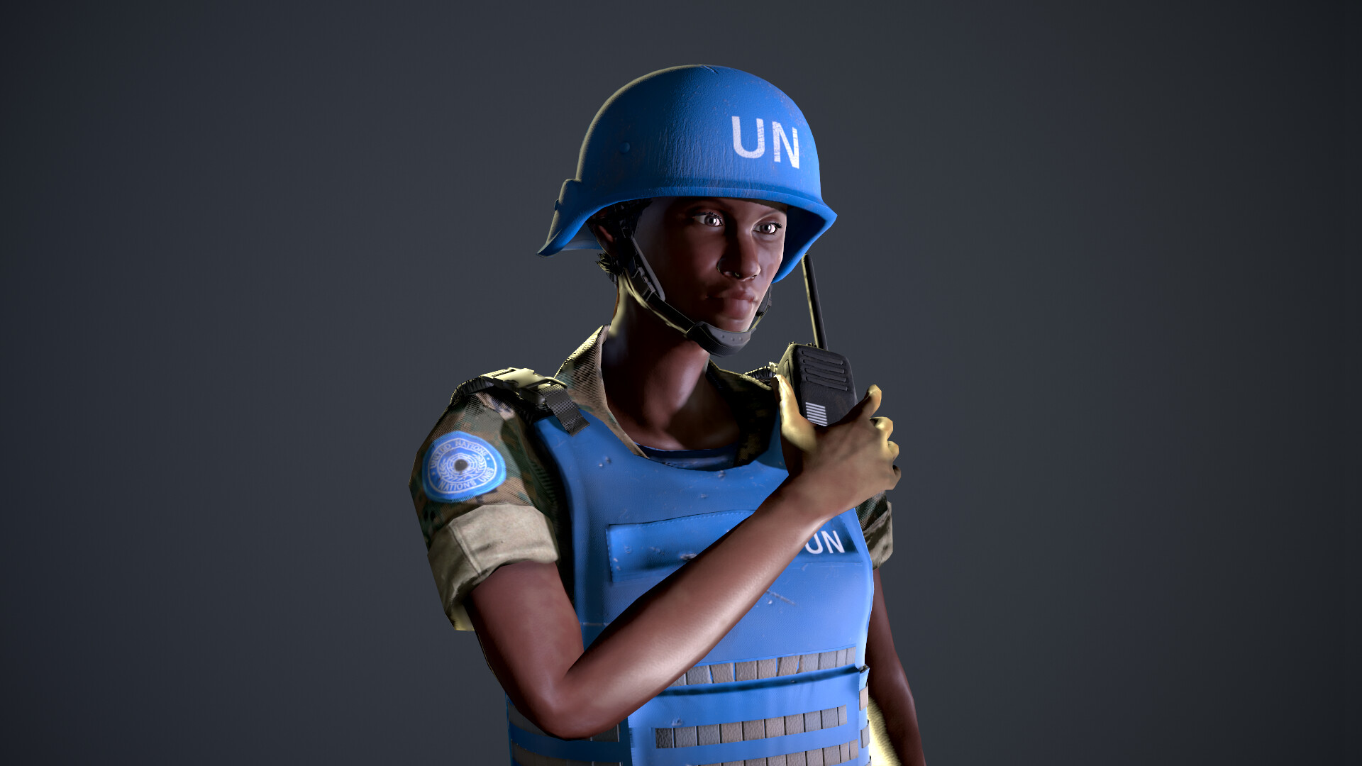 ArtStation - UN Somalian Military_Character Modeling and Animation ...
