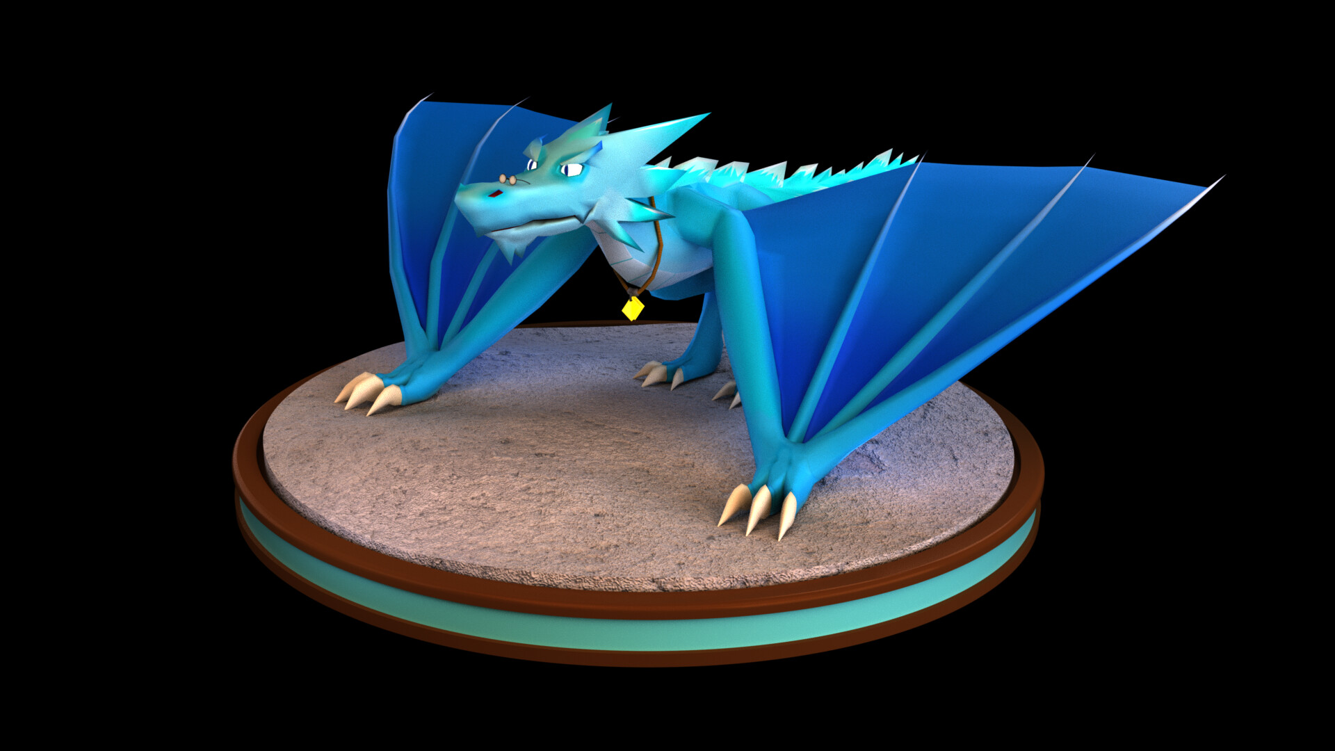 ArtStation - Ice Wyvern 3D Model