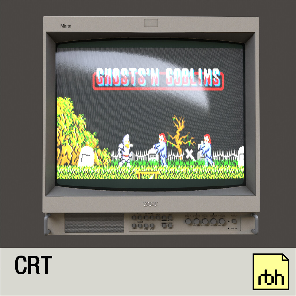 ArtStation - CRT TV