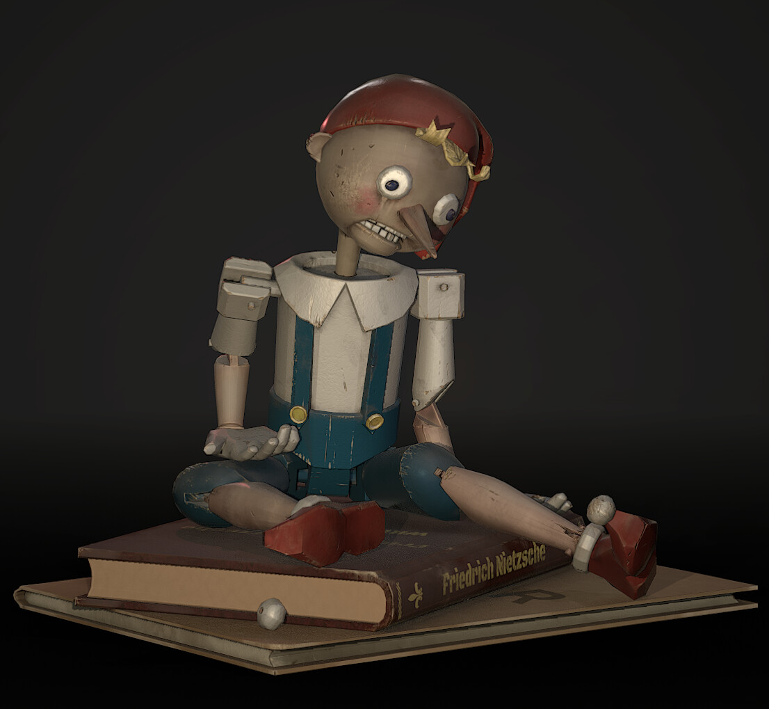 ArtStation - Buratino (Russian Pinocchio)