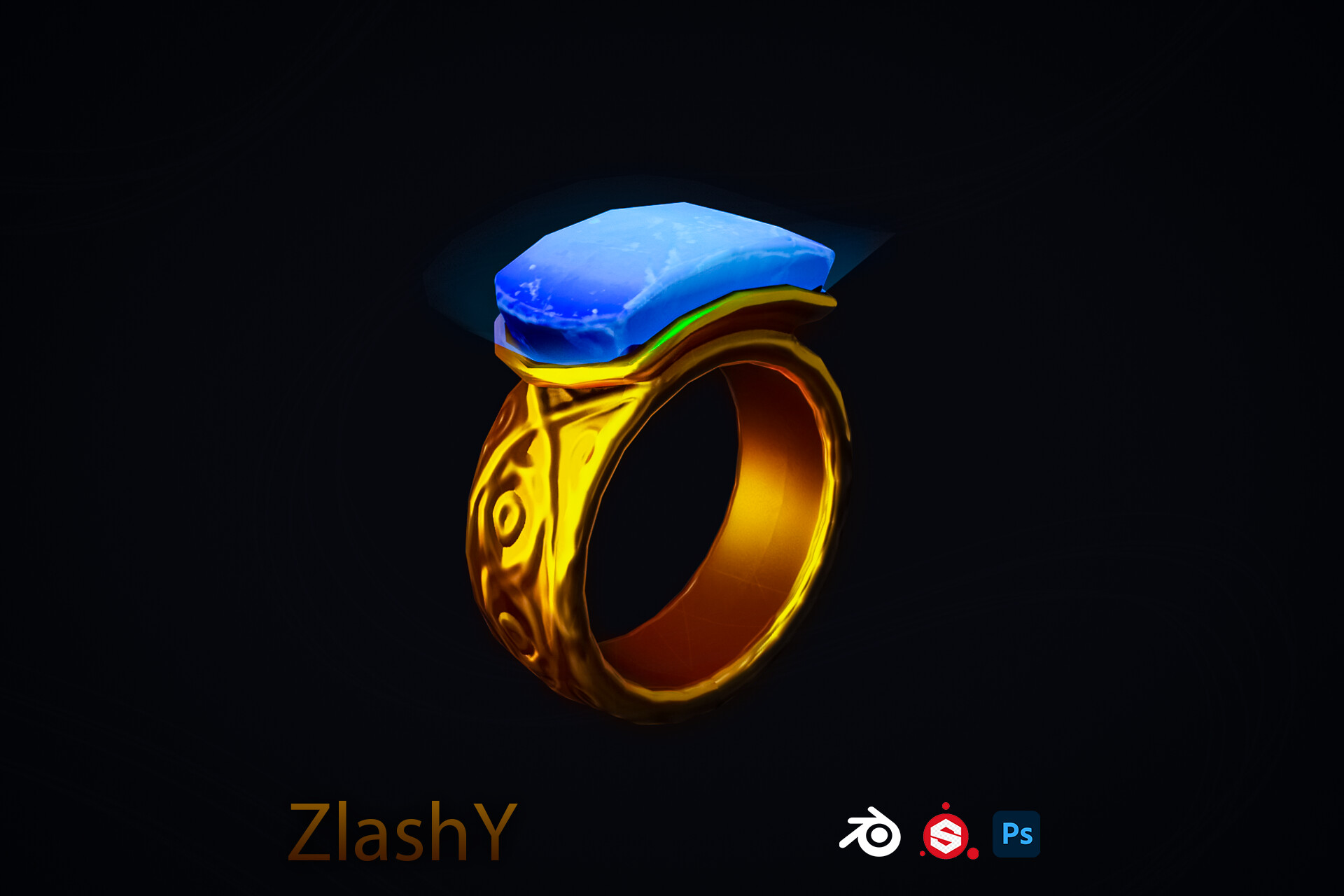 ArtStation - Stylized Ring (Magician)