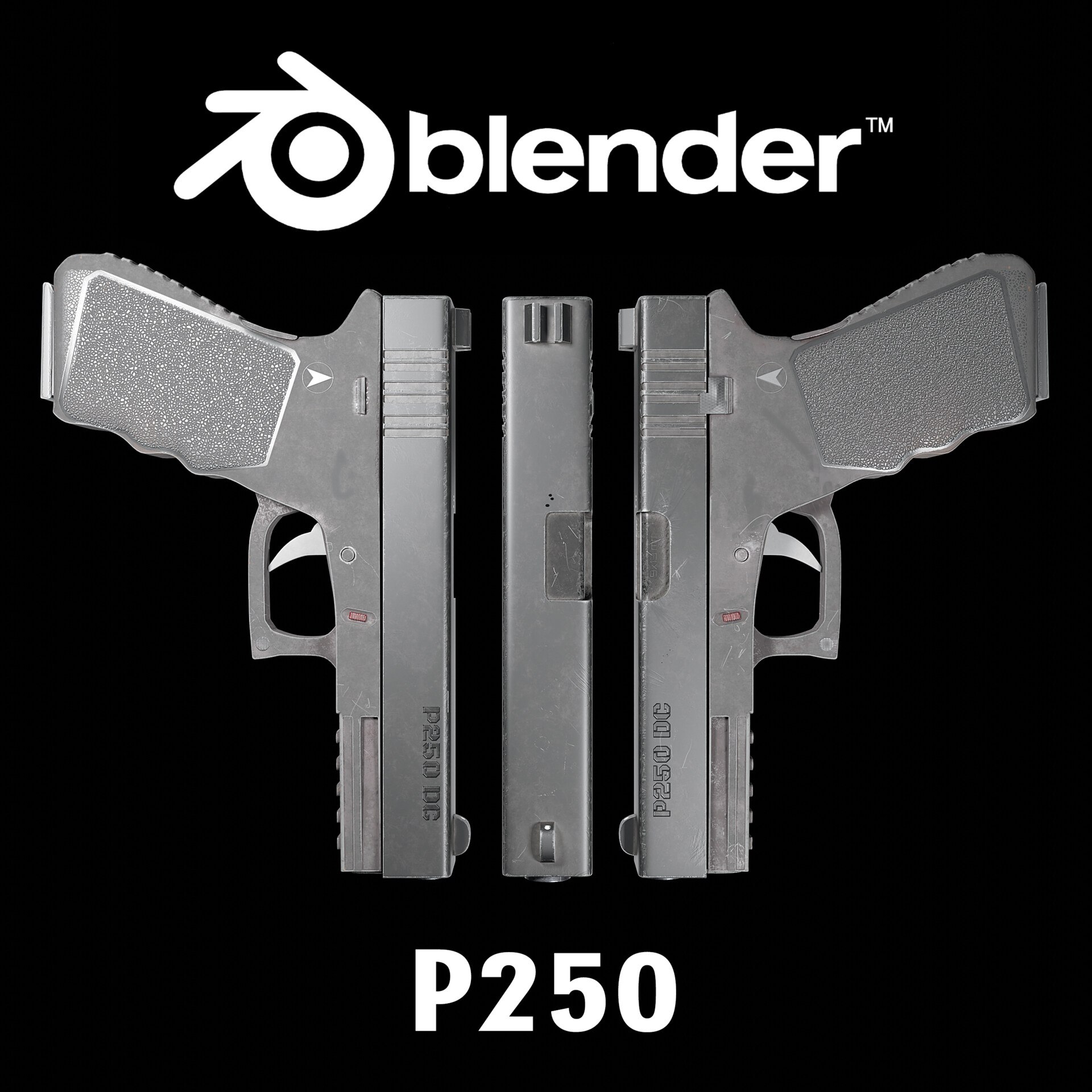 ArtStation - P250 Pistol