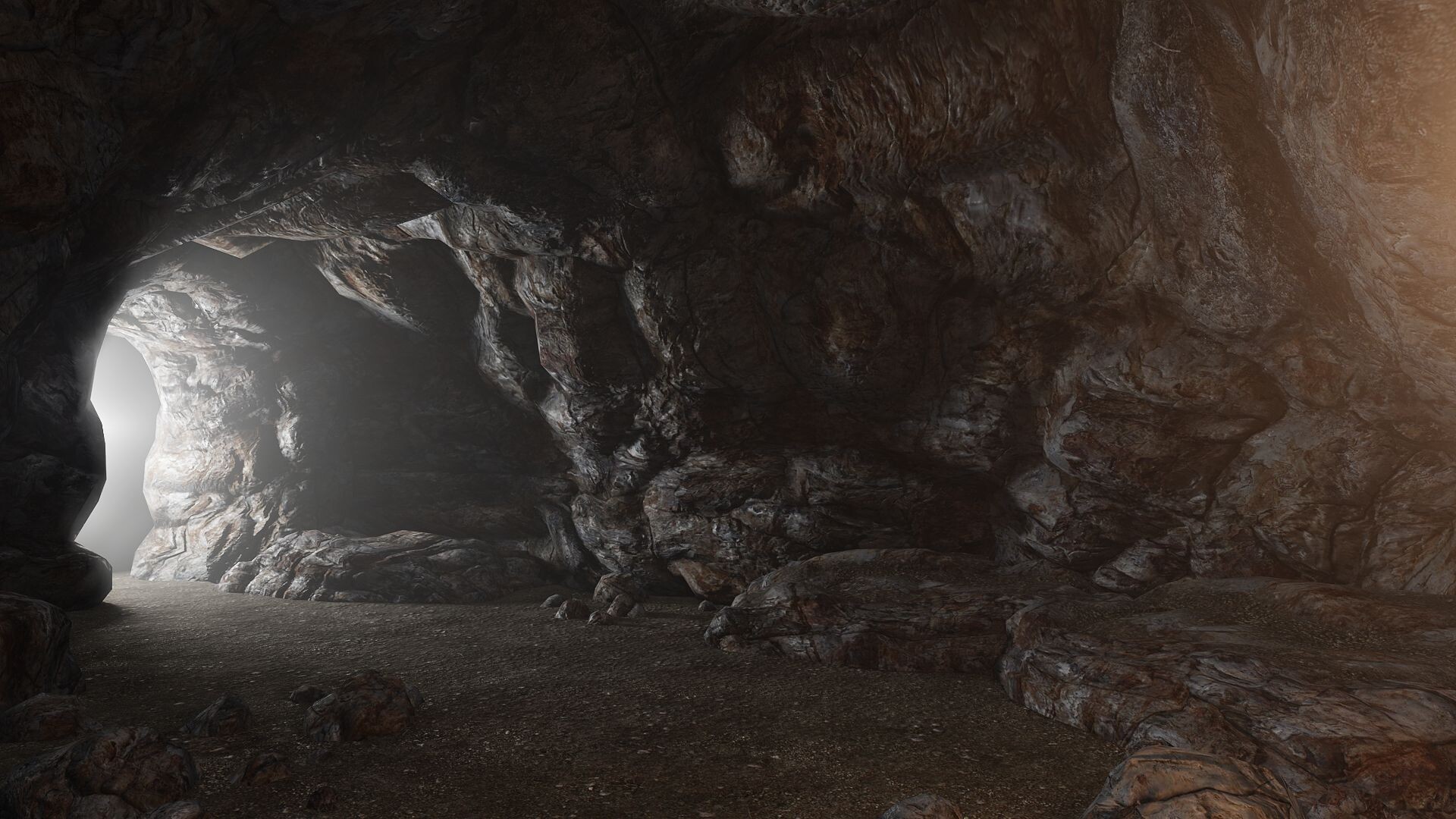 ArtStation - Cave interior - Game ready tileset. WIP