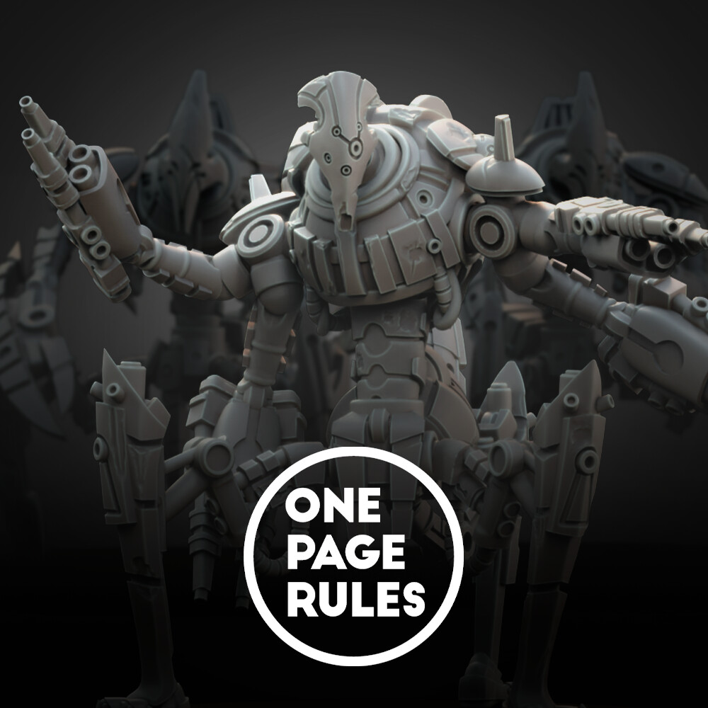 ArtStation - Robot Legions - Tri-Scorpions