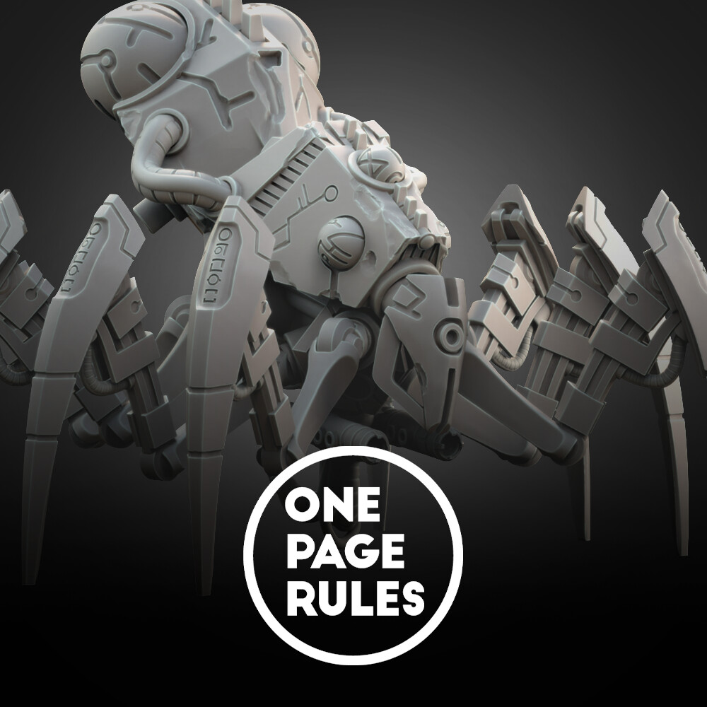 ArtStation - Robot Legions - Spider