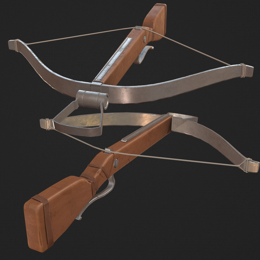 ArtStation - Semi-Stylized Crossbow - Game Ready