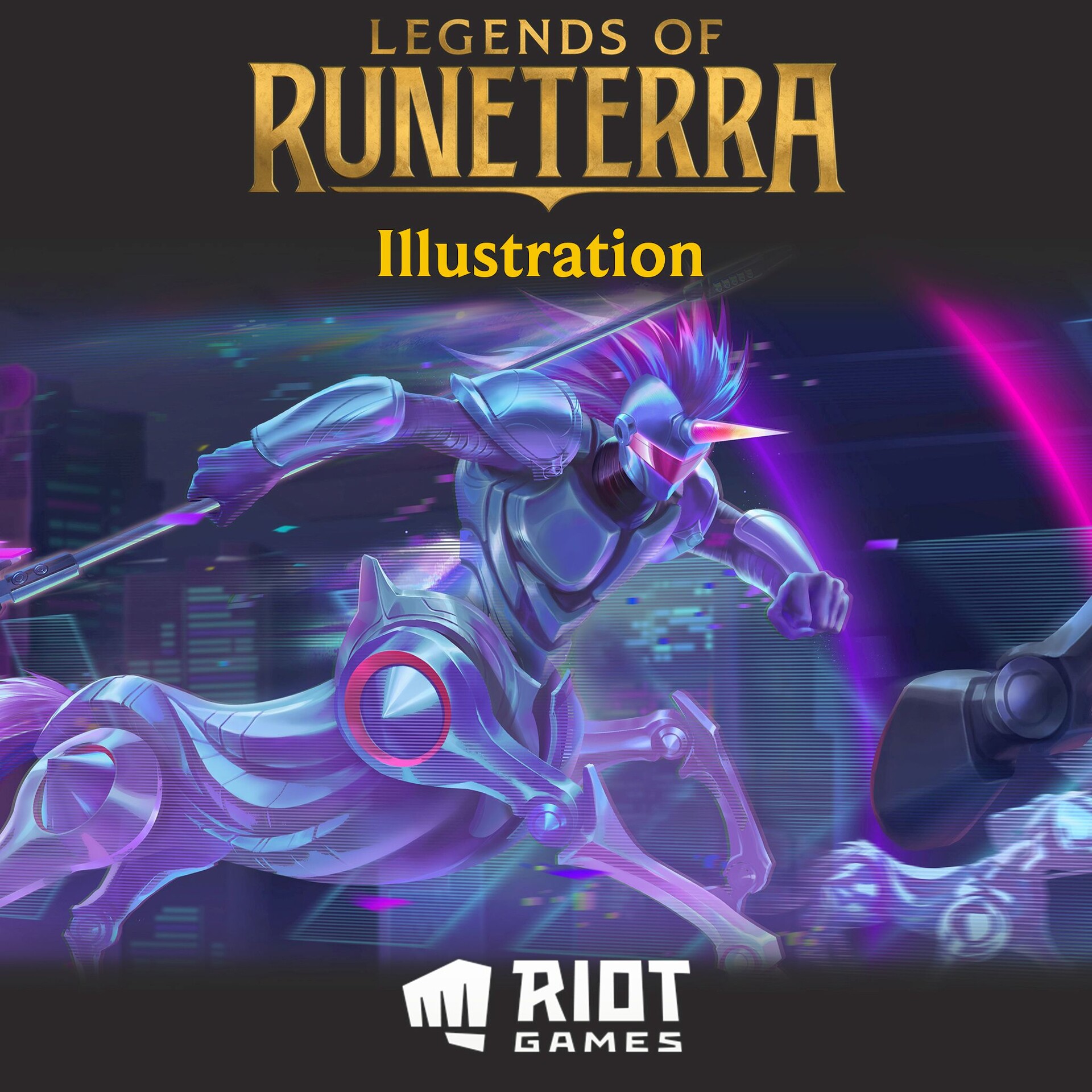 ArtStation - Arcade Spectral Rider of Hecarim