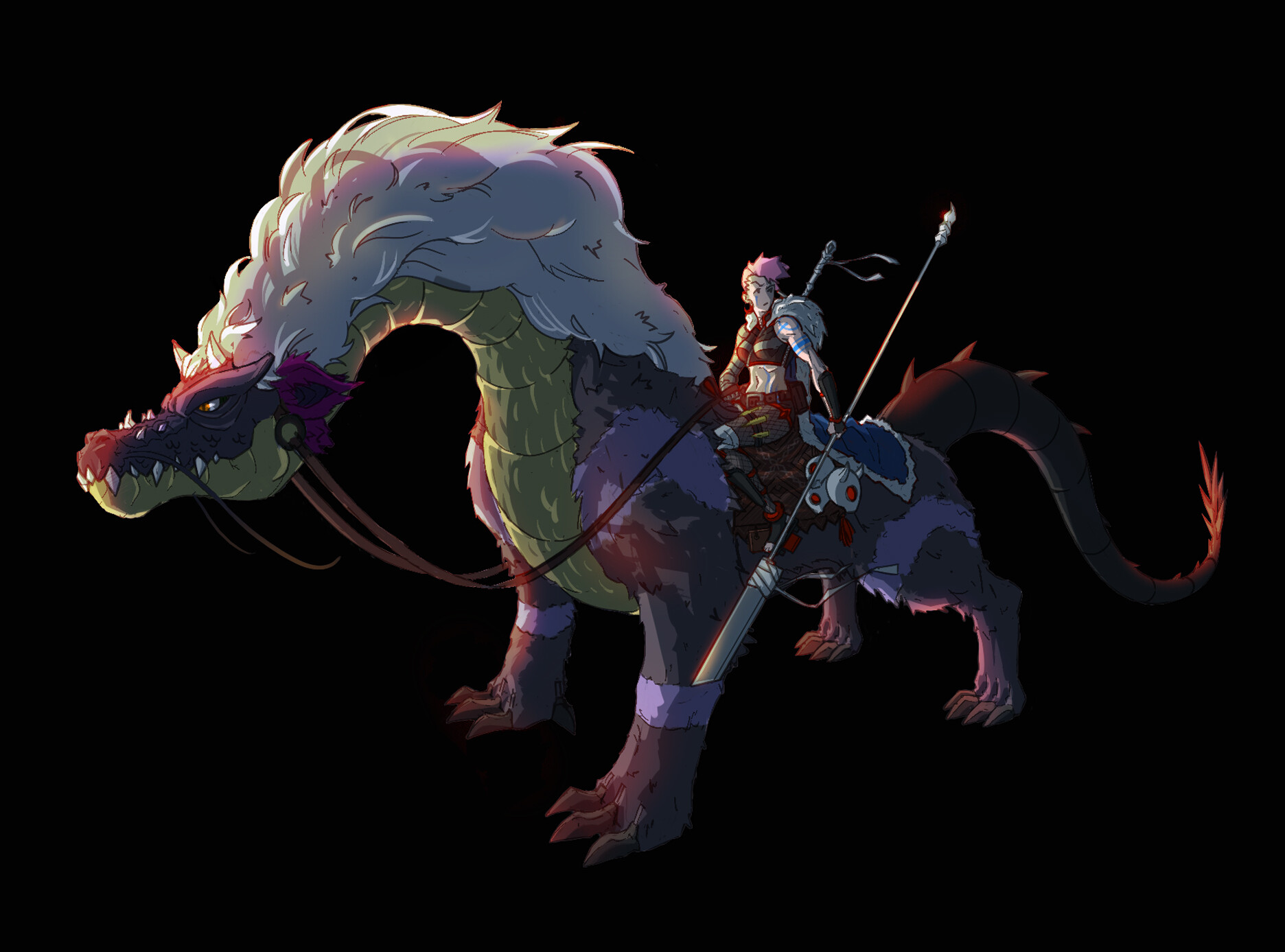 ArtStation - Beast rider concept
