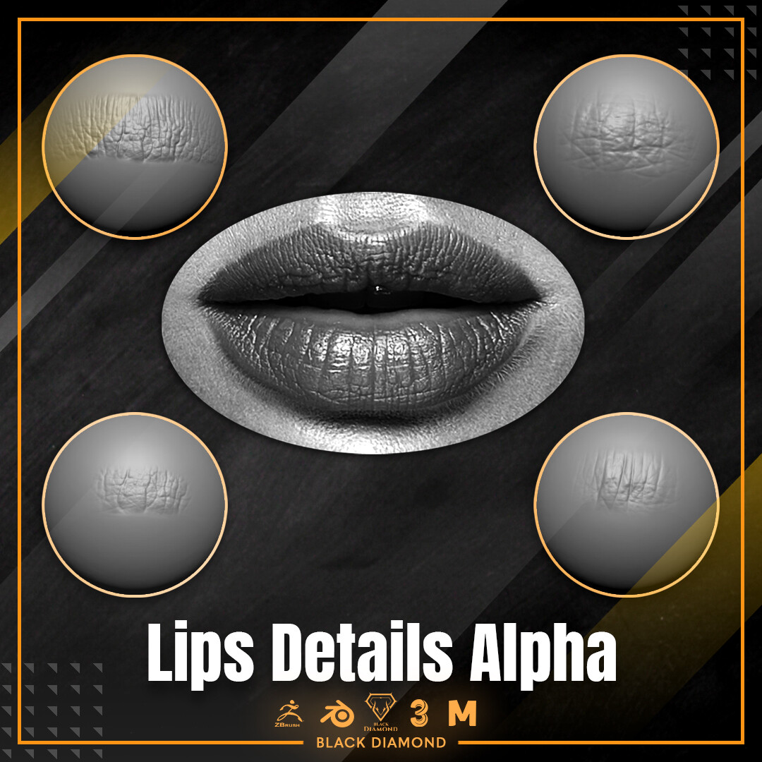 ArtStation - Lips Details Alpha