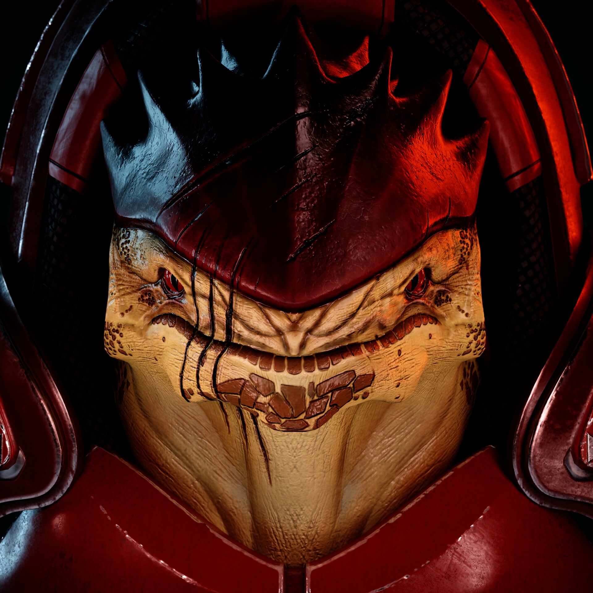 ArtStation - Mass Effect - Krogan: Wrex