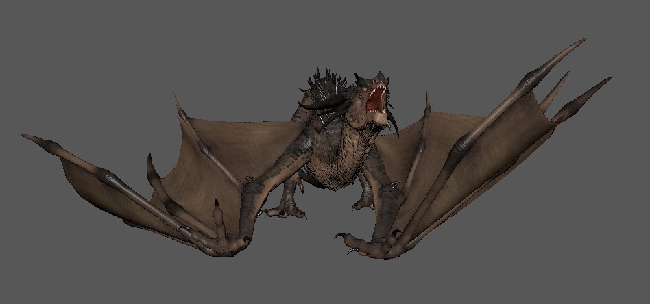 ArtStation - Dragon Idle Break - Gameplay Animation