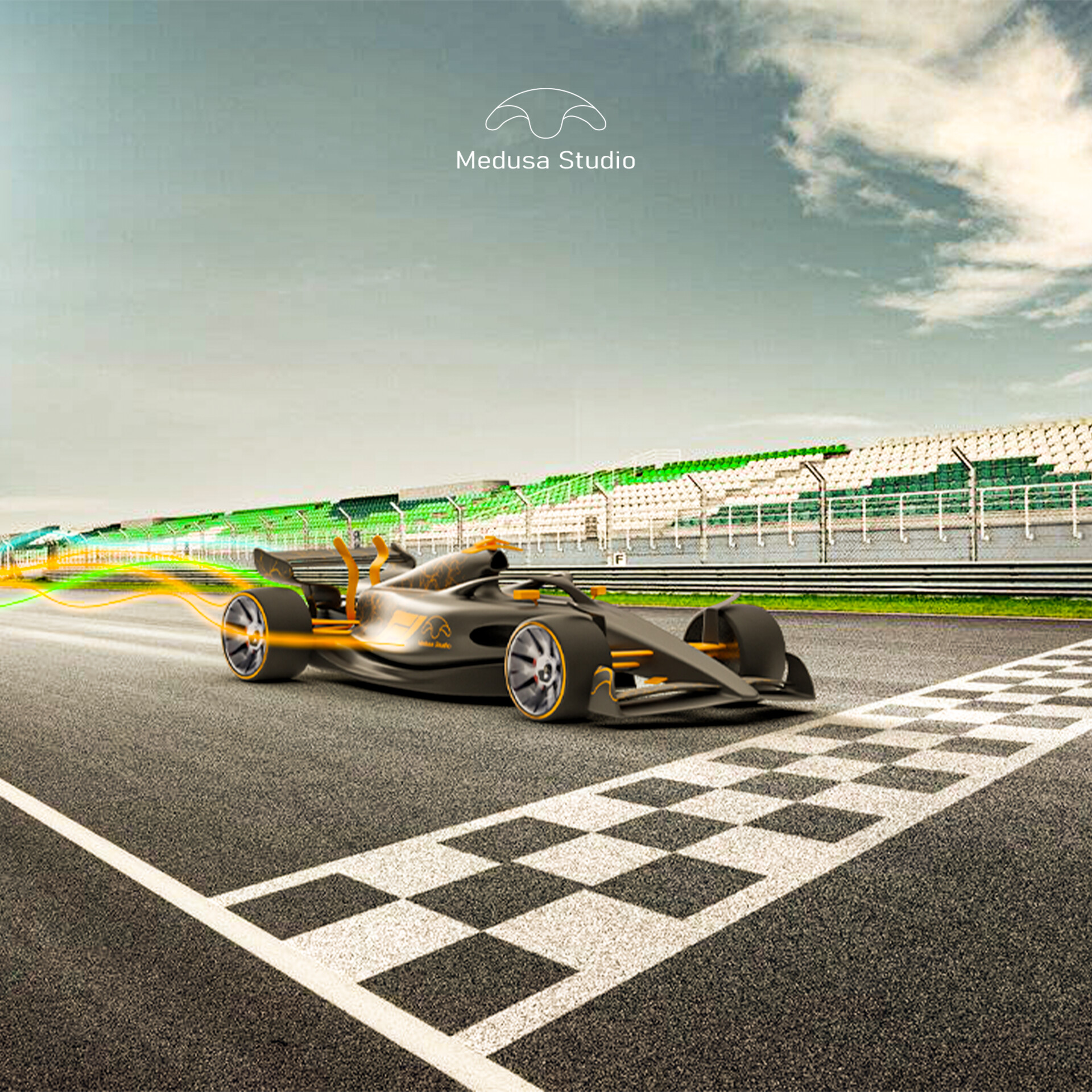 ArtStation - 3d Modeling F1 Car