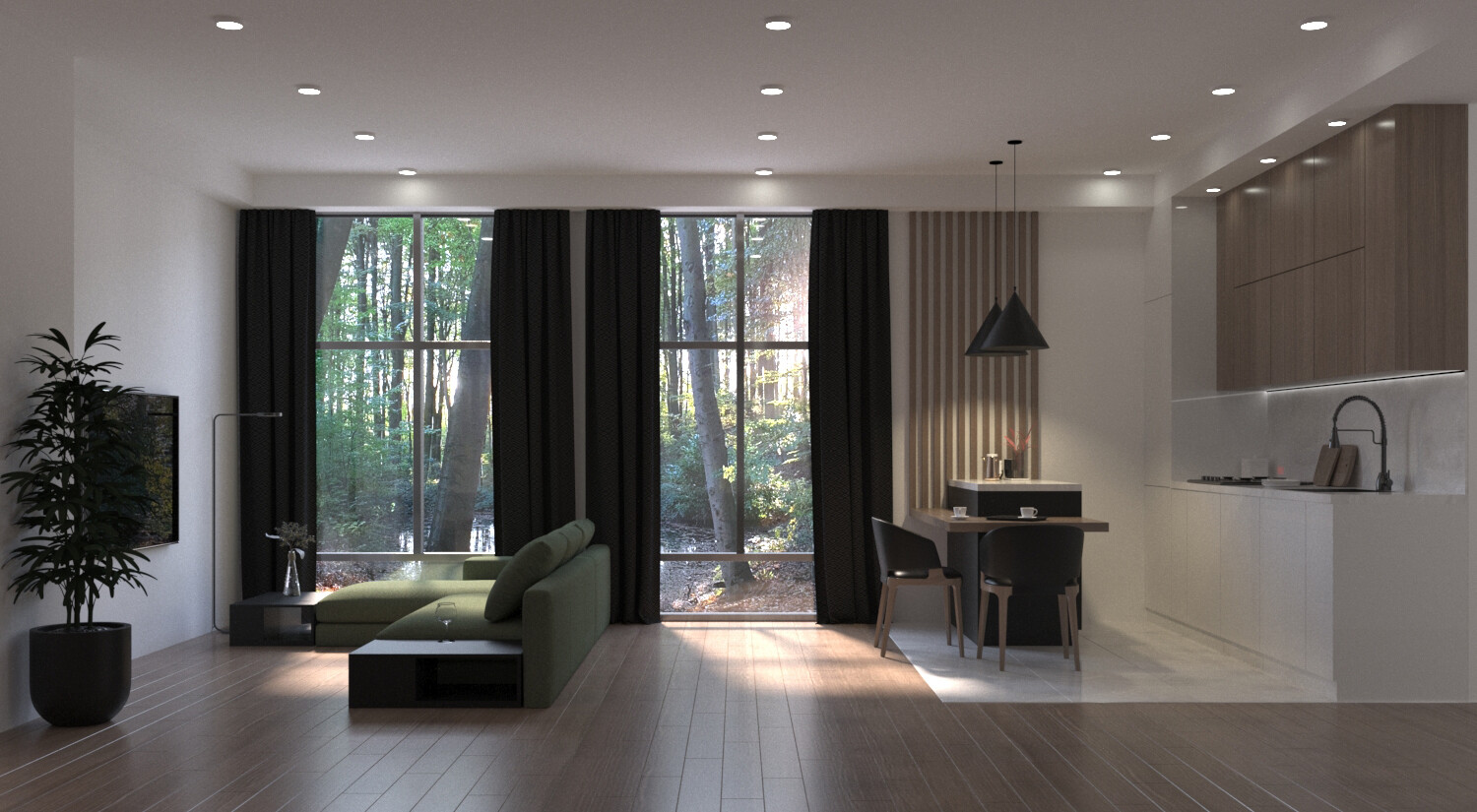 ArtStation - Studio in forest