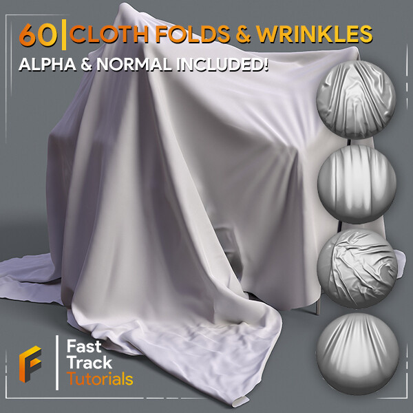 ArtStation - 60 | Cloth Folds & Wrinkles - End Result