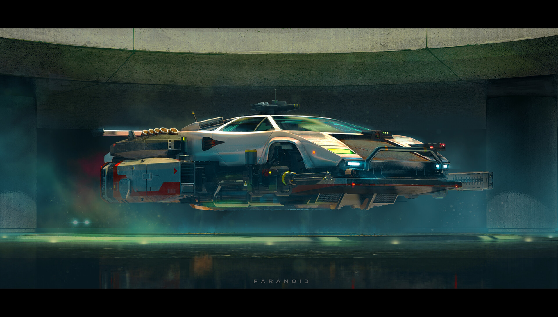 ArtStation - PARANOID project / Cyber Warfare contest