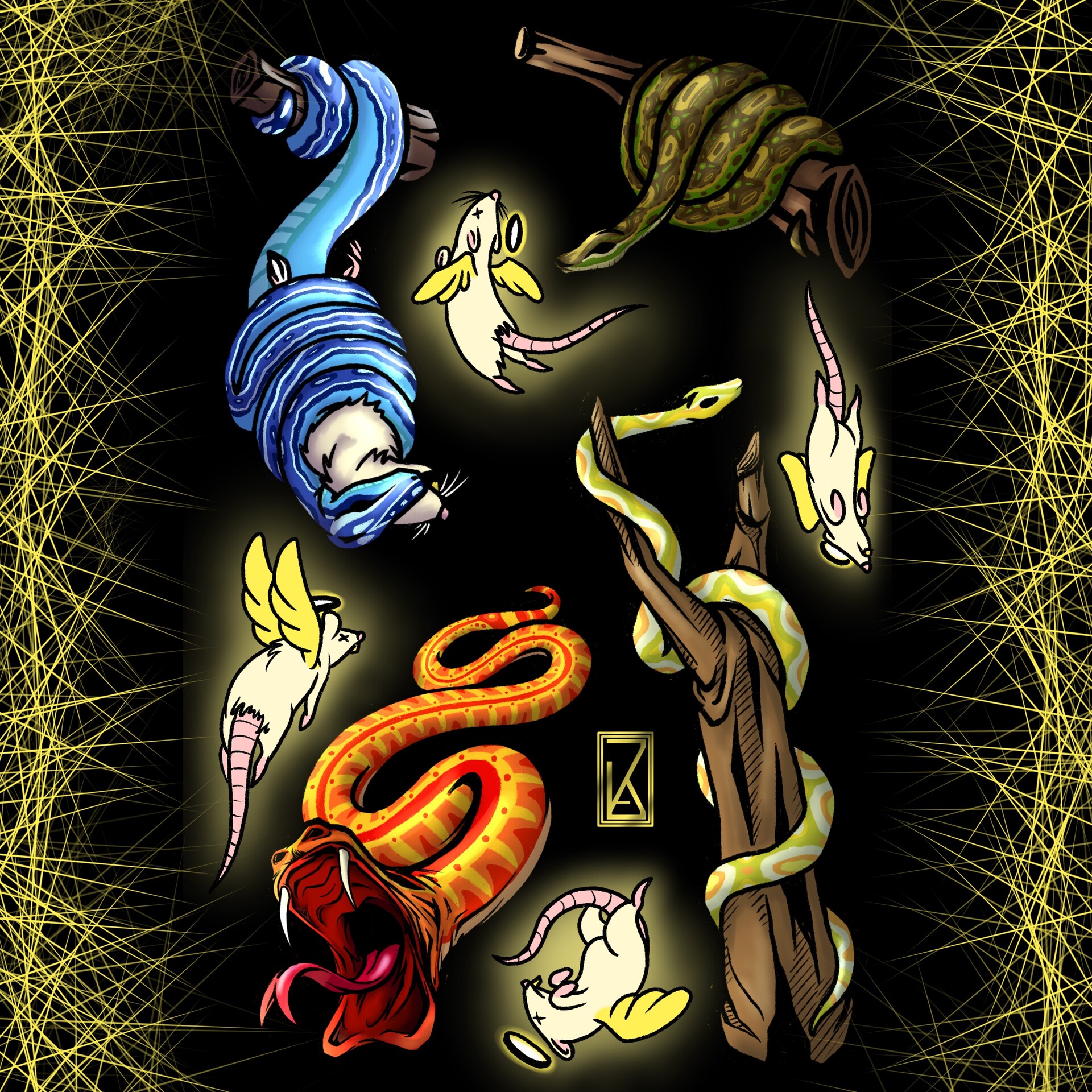 ArtStation - Snake Flash Sheet