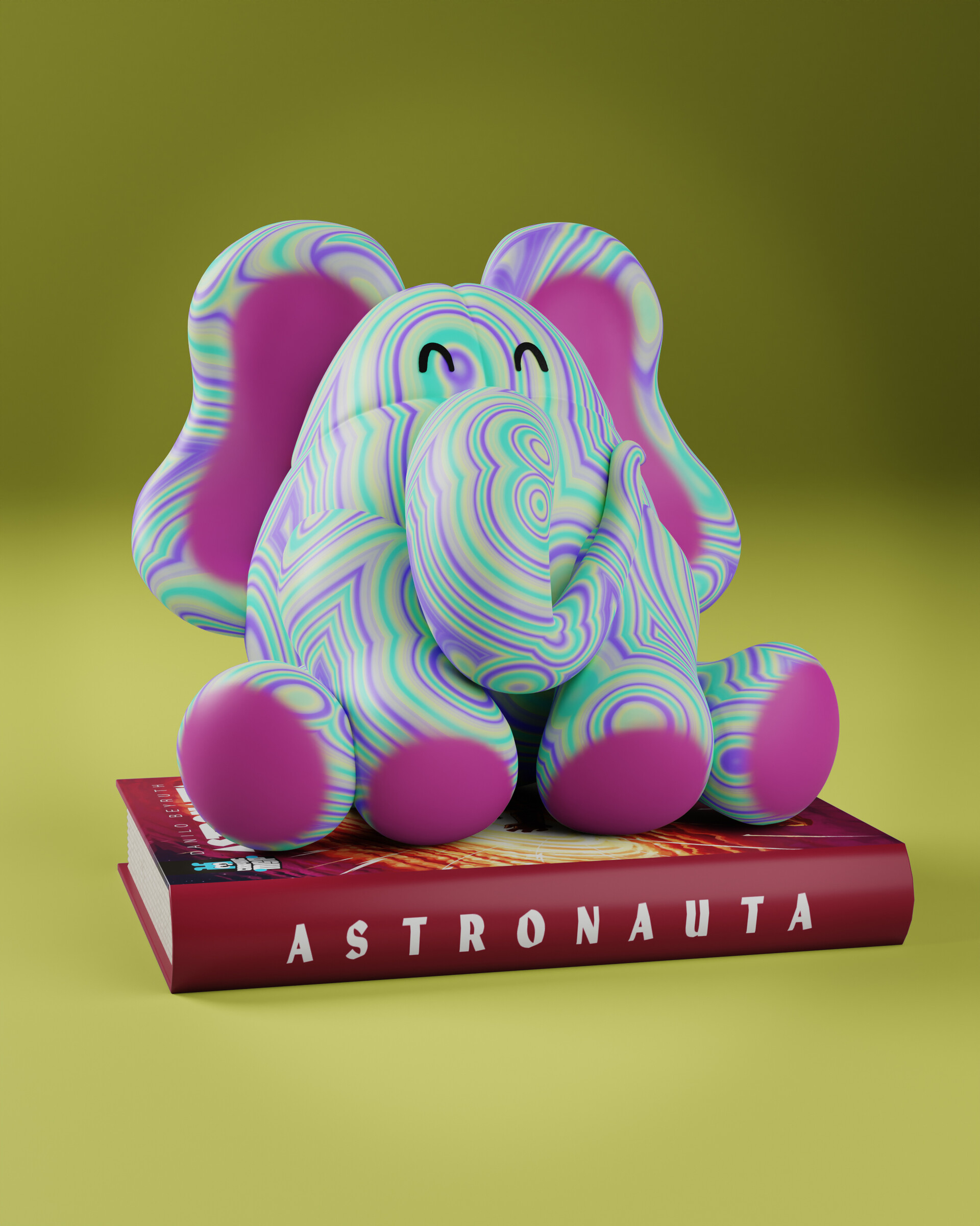 ArtStation - NFT - MetaPhant - Fluffy Elephant