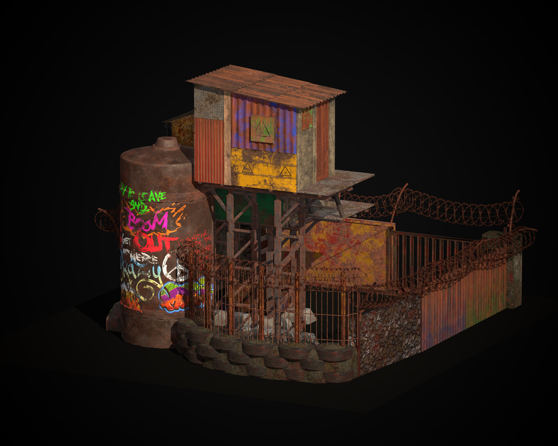 ArtStation - Apocalyptic Shelter