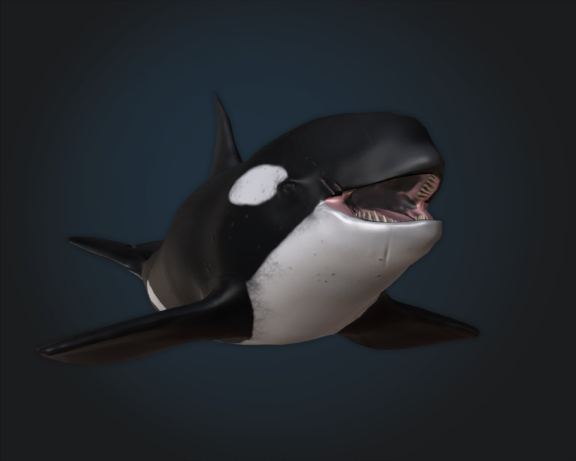 ArtStation - Orca (Killer whale)