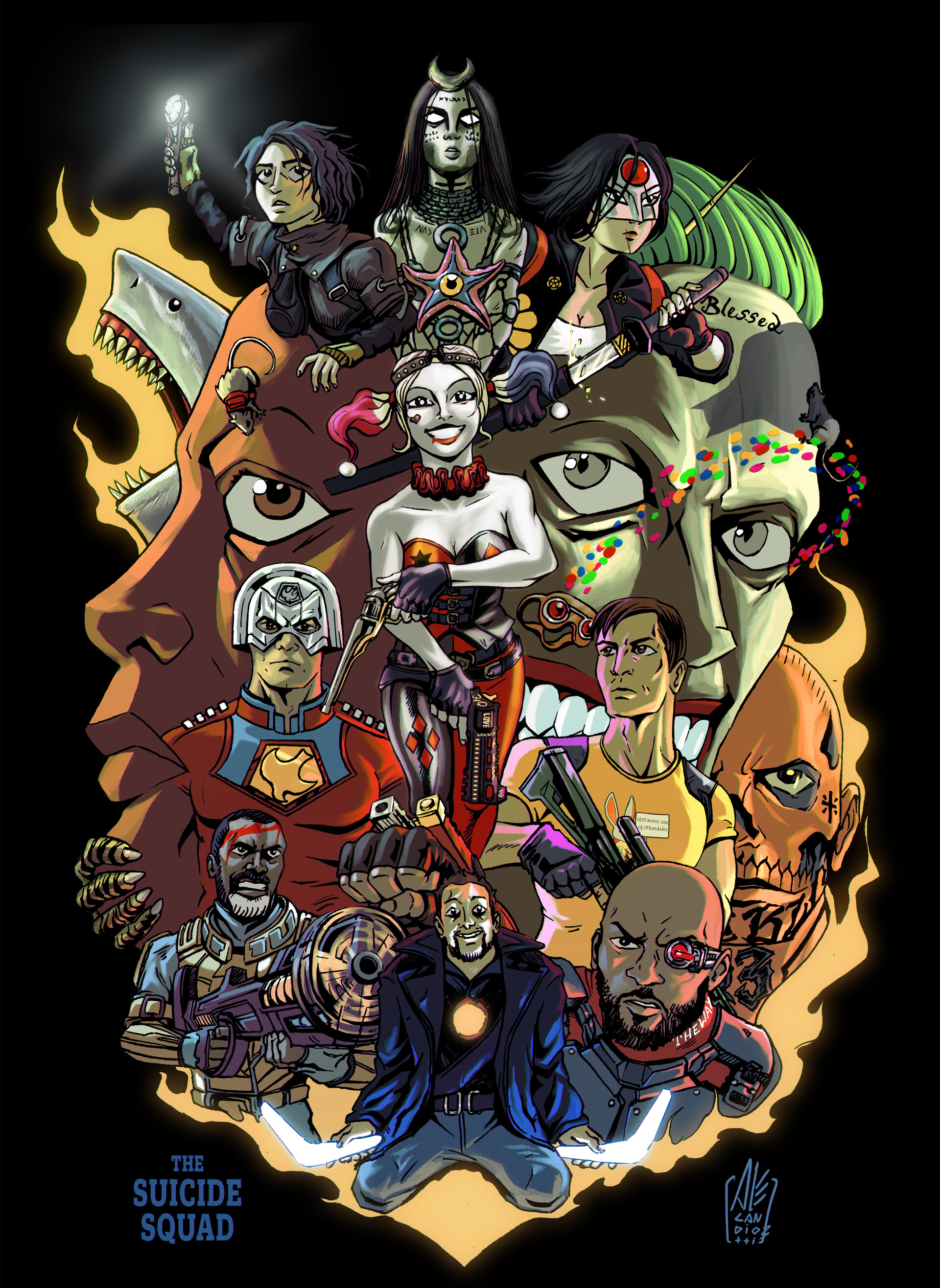 ArtStation - Suicide Squad - drawing VIDEO