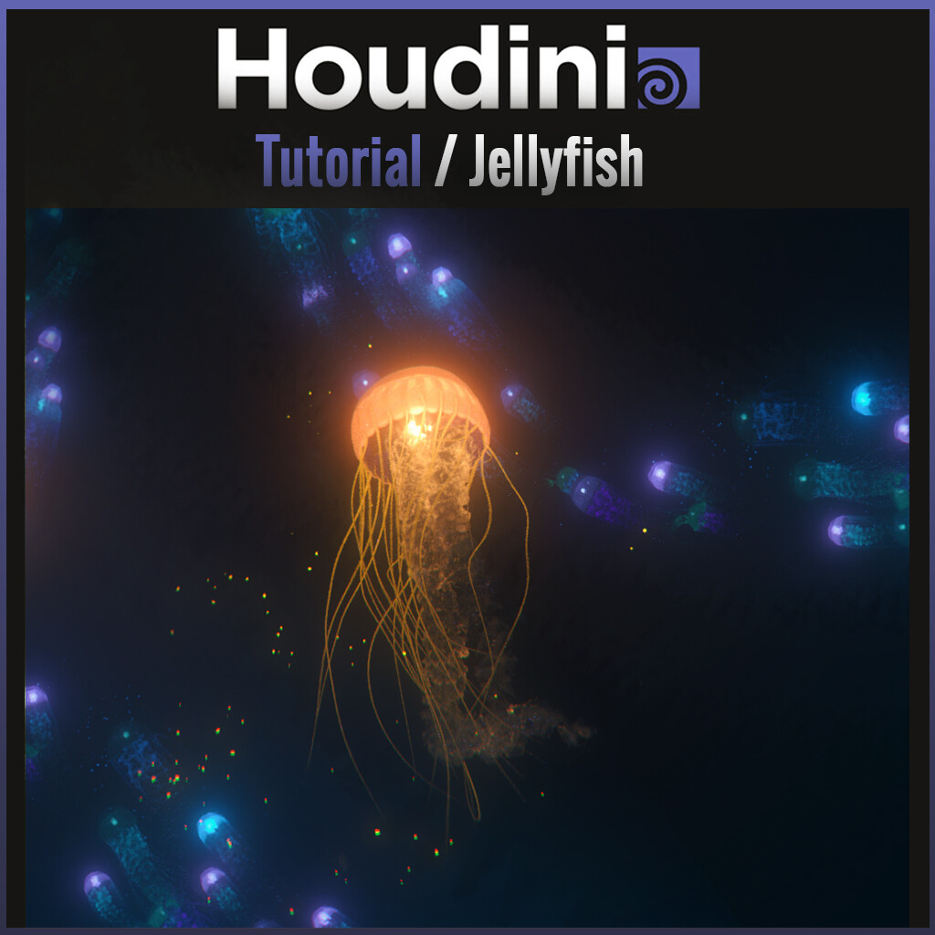 Adrien Lambert - SideFX Houdini - Jellyfish