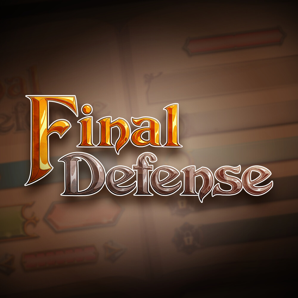 ArtStation - Final Defense - Ui Design (wave 1)