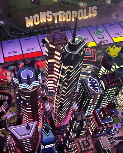 ArtStation - Monopoly – Monstropolis