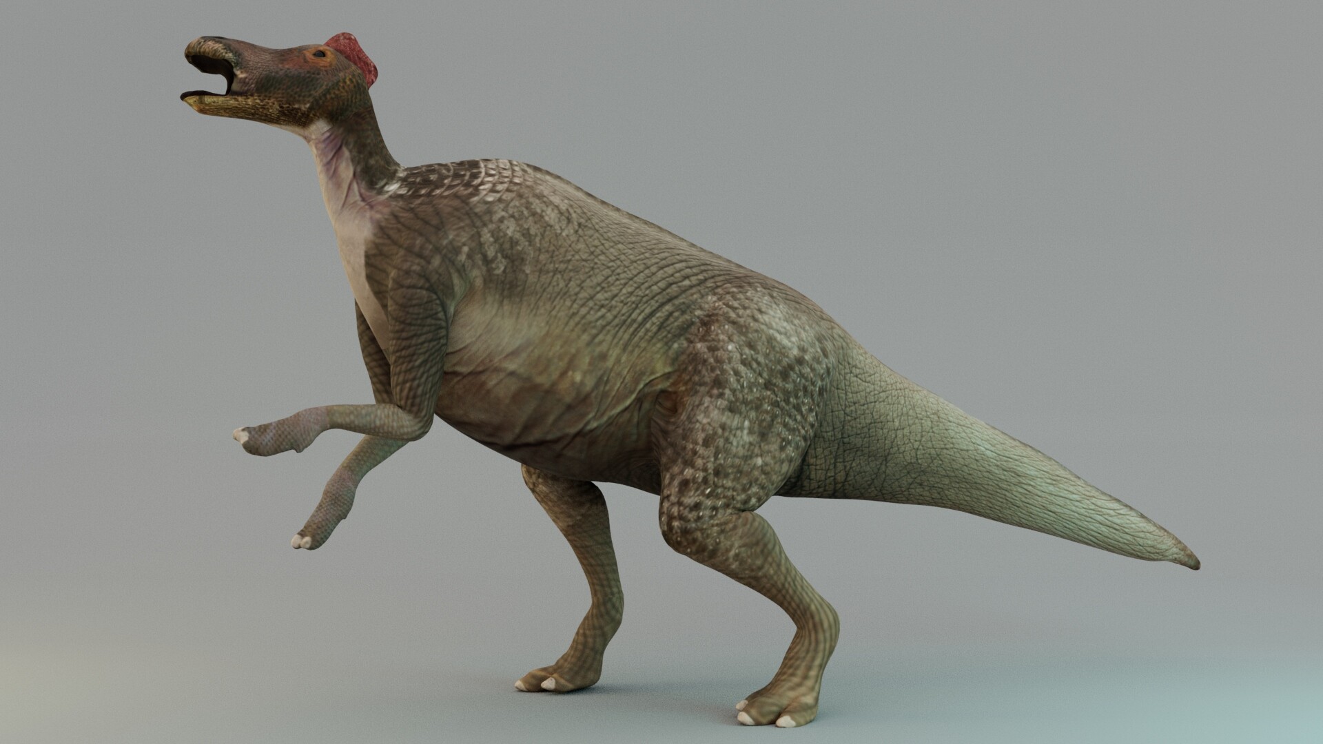 ArtStation - Edmontosaurus 3D Model & Rig